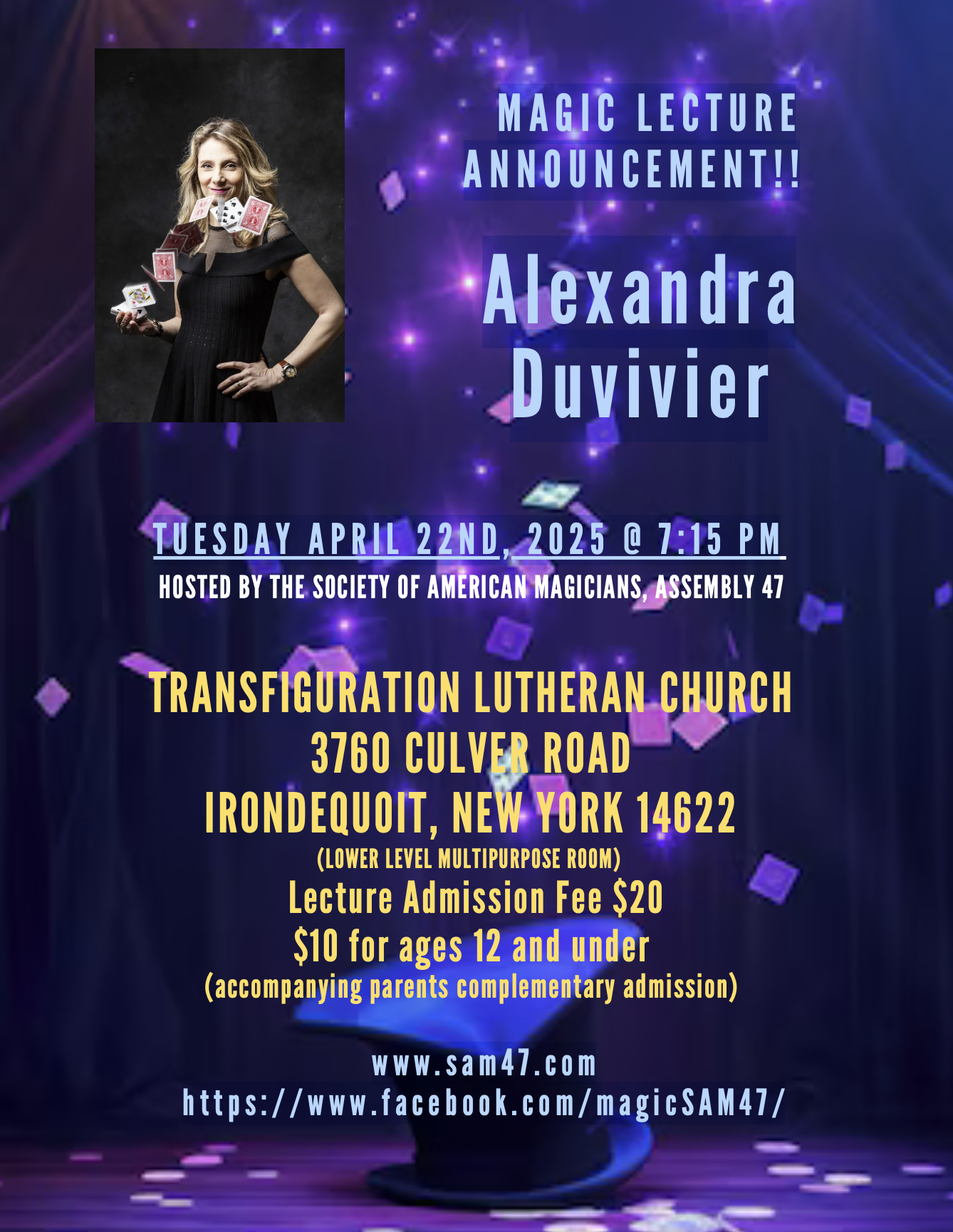 Alexandra Duvivier Lecture – SAM 47